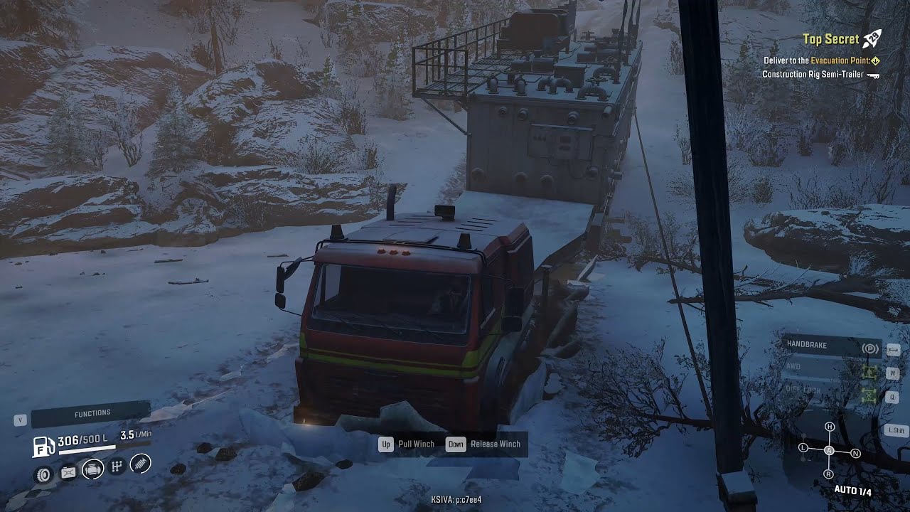 SnowRunner: NAI Construction Rig delivery - YouTube