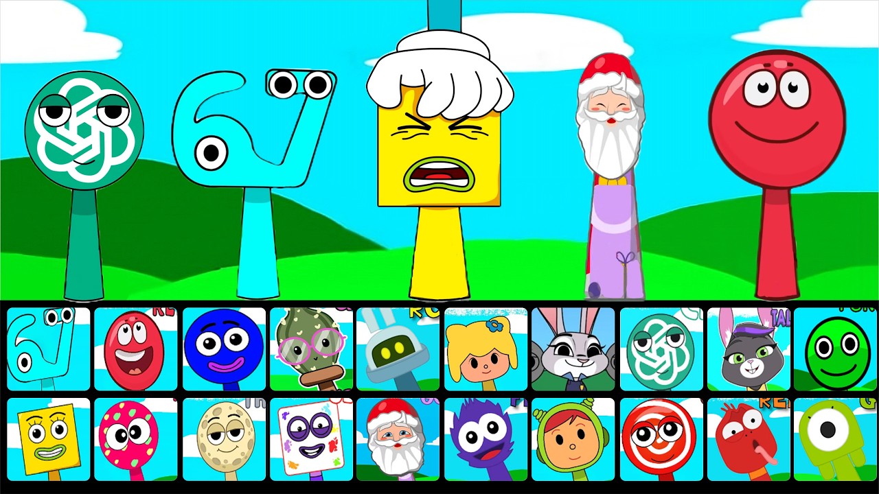 🔥 NEW Sprunki OCs Characters - Sally Square (Save The Shapes) , Goo Goo ...