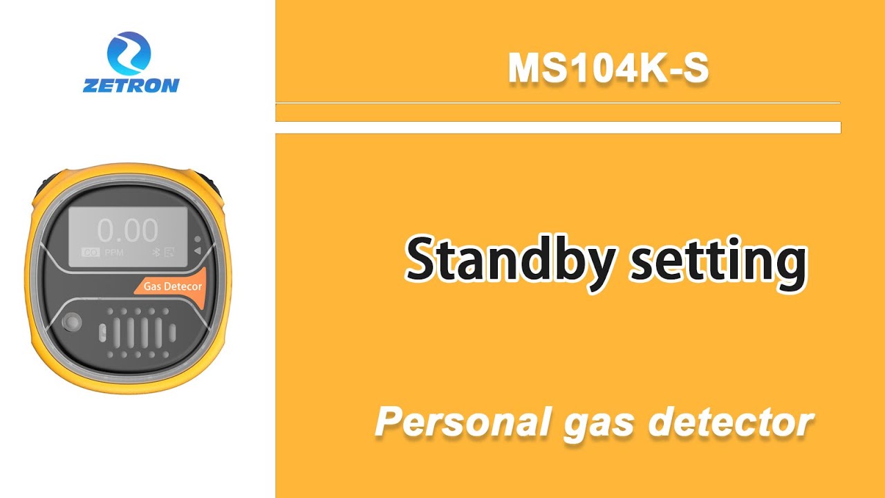 「Standby setting」Mobile Gas Monitor MS104K-S Rapid Detection of Gas ...