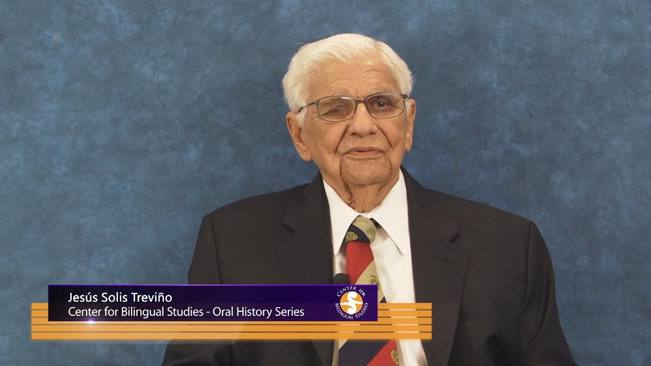 Oral History Series - Jesus Solis Trevino - YouTube