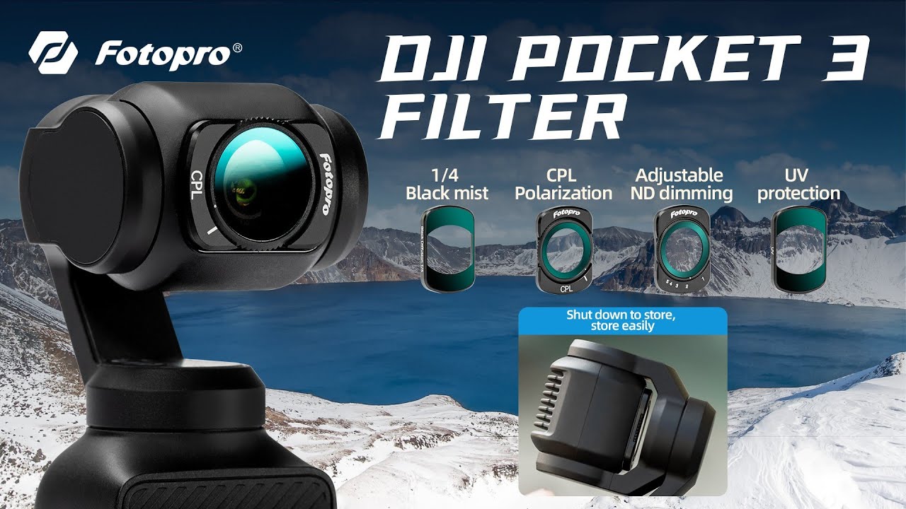 Fotopro DJ Pocket 3 Magnetic filter - YouTube