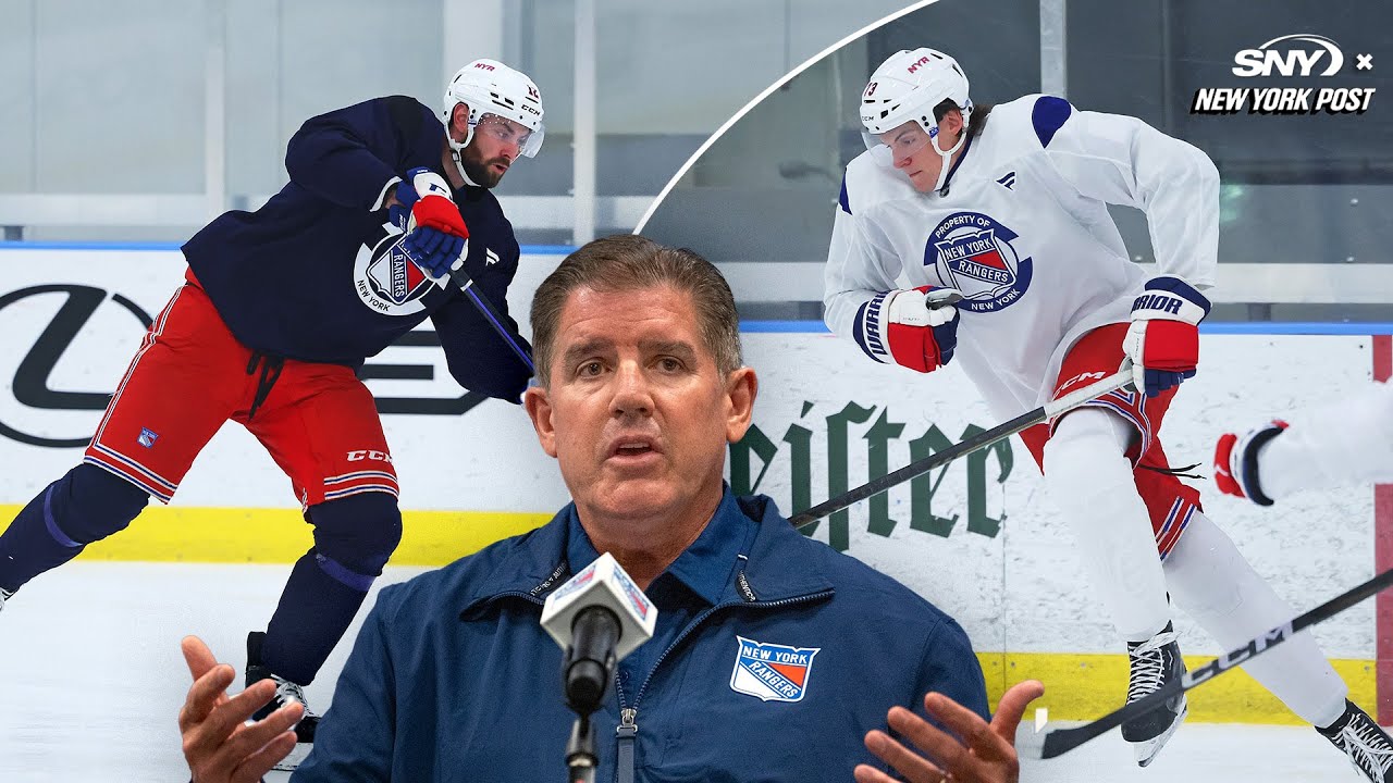 Peter Laviolette New York Rangers: 2024-25 Season Opening Presser - YouTube