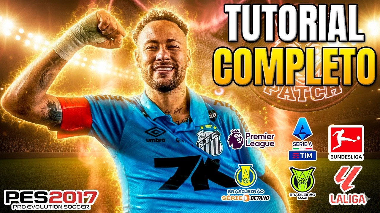 🔥 TUTORIAL WOLF PATCH PES 2017 ⚽ O PATCH COM MAIS FACES DO JOGO ...