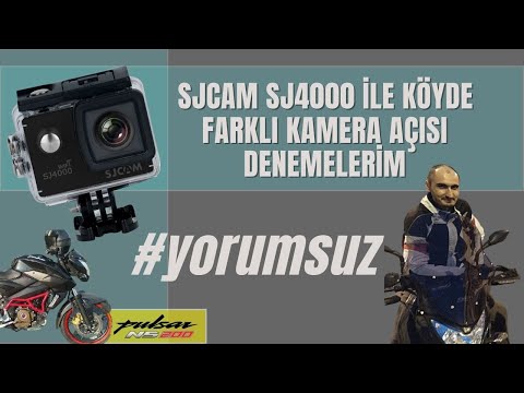 SjCam SJ4000 Wi-Fi ve Pulsar NS200 😄 farklı açı denemeleri #sjcamtest imkanlar çerçevesinde