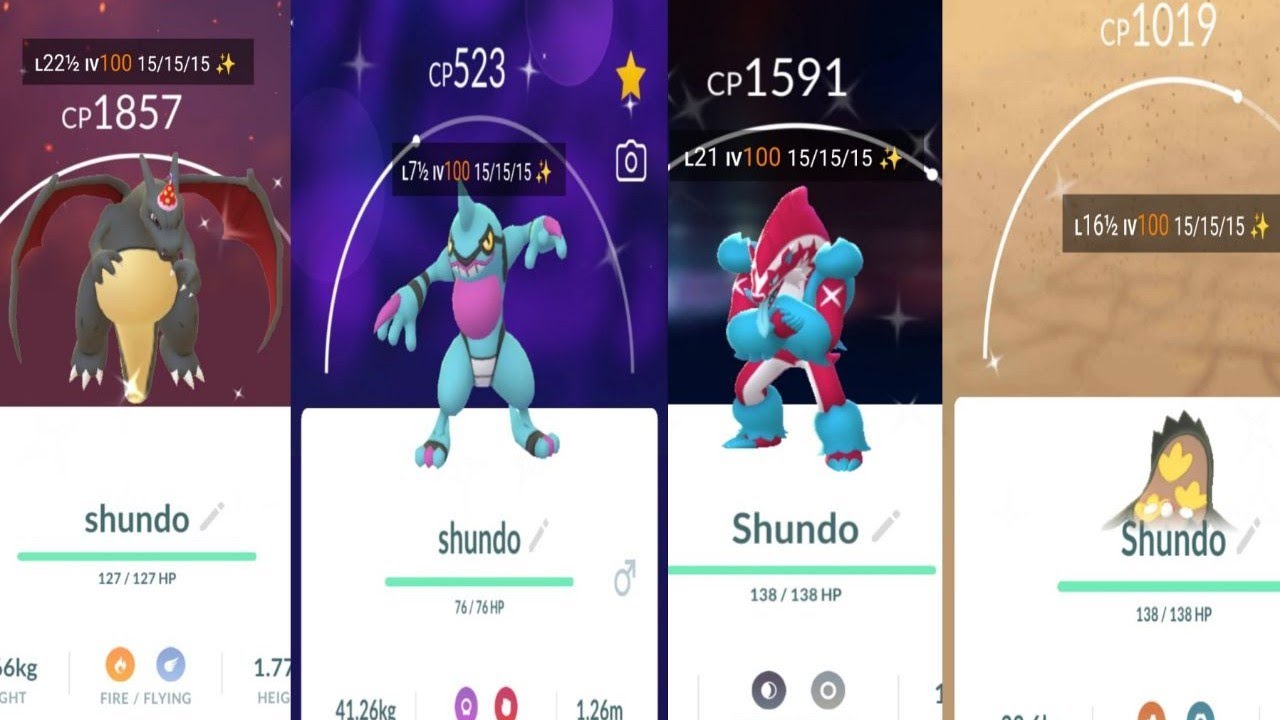 My Shundo Collection Video My Second Account Shundo collection pgsharp Pokemon Go - YouTube