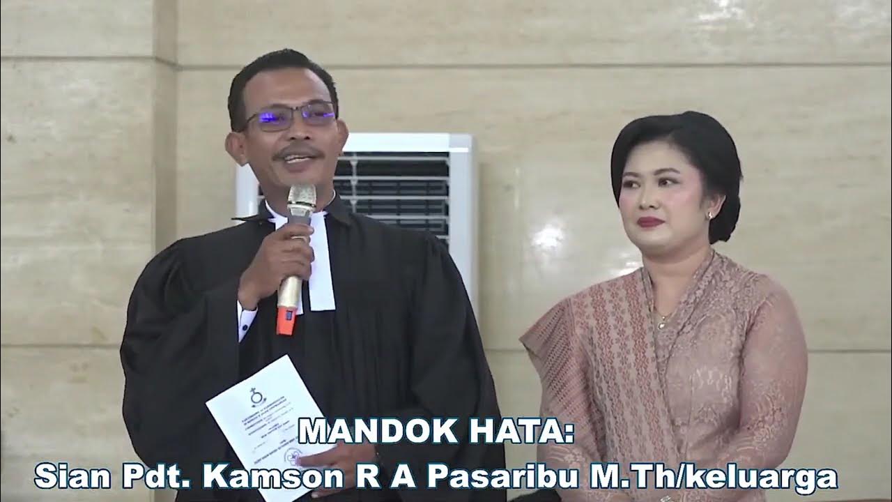 Perkenalan Dengan Praeses Jambi baru Pdt Kamson Pasaribu, MTh - YouTube