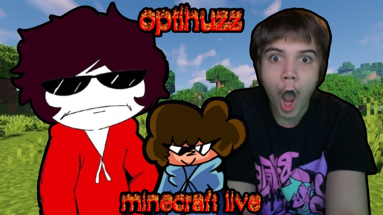 Beating Minecraft LIVE with the muzz (minecraft huzz) - YouTube