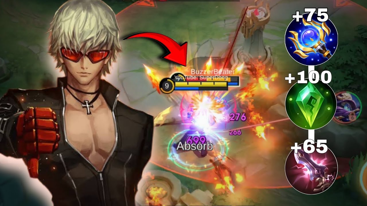 GUSION KOF SKIN AT FULL DISPLAY🔥 | MUST WATCH😎 (satisfying combo ...