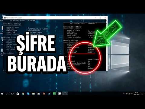 1 Dakikada Kayıtlı Wi-Fi Şifresini Bulun