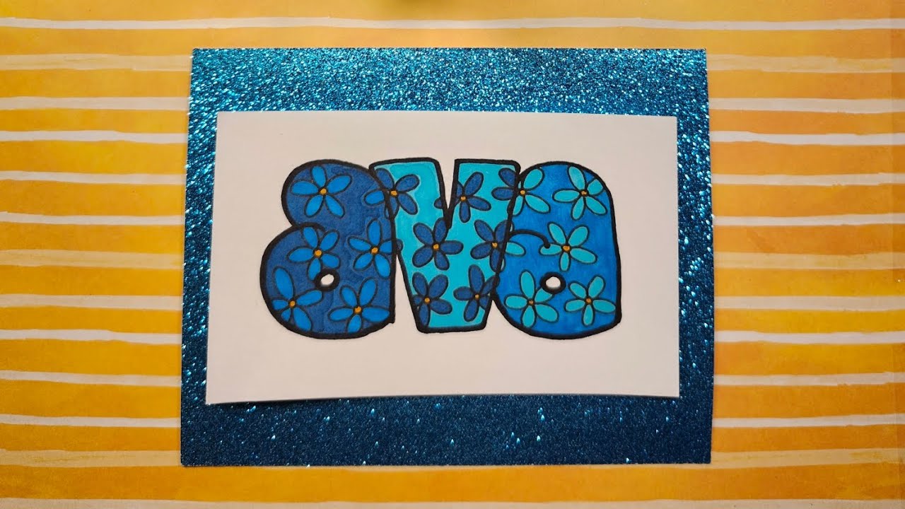 Ava writing name art ️ - YouTube