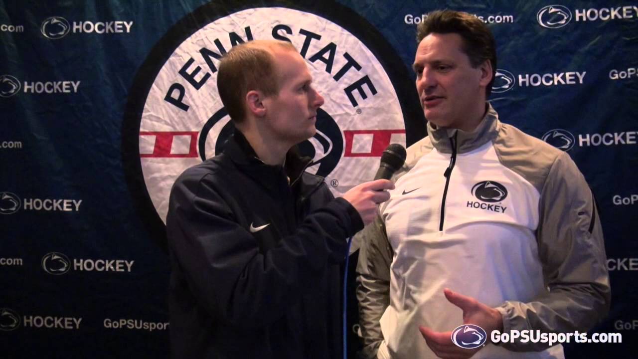 Penn State Hockey Practice Update - Guy Gadowsky (Jan. 14) - YouTube