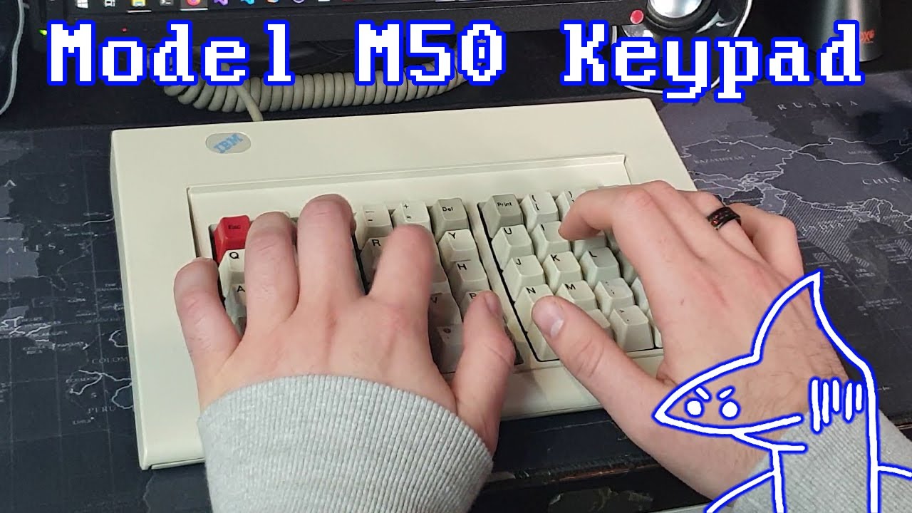 Typing Demo - 1996 IBM Model M50 - YouTube