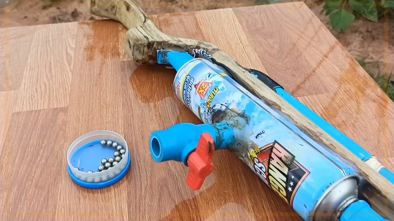 How to make easy steel ball toy gun for bird hunting at home ...