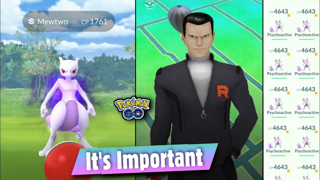 Watch This Video Before Catching Shadow Mewtwo | Pokemon Go - YouTube