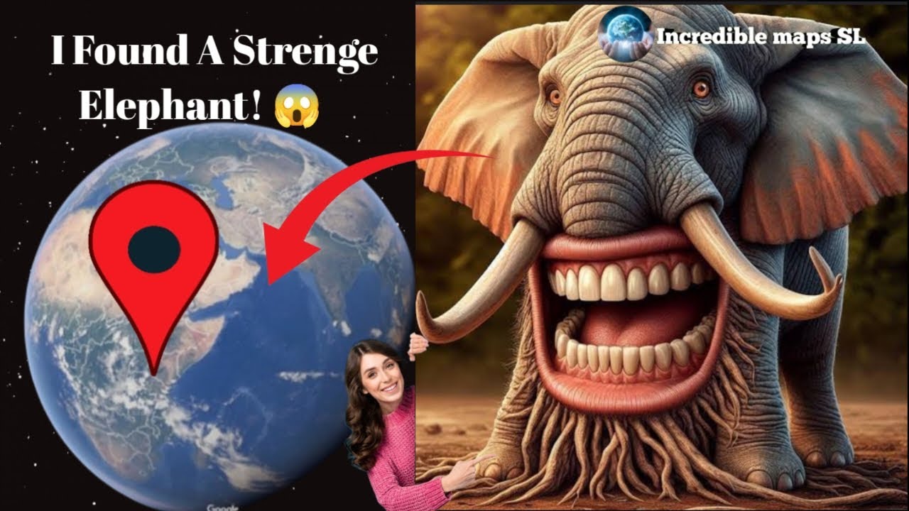 I Found A Gaint Elephant 🐘 on Google Earth and Google Maps#earth # ...