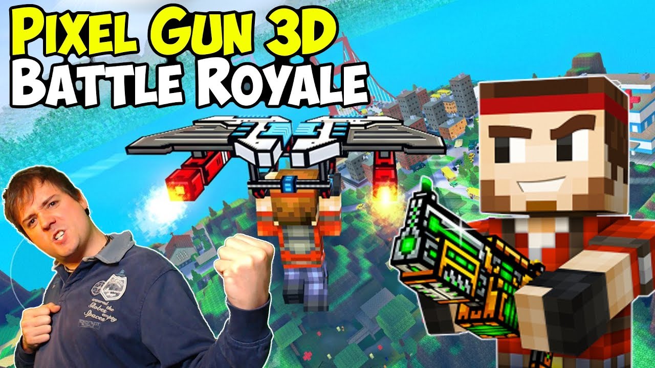 Pixel Gun 3D Battle Royale Gameplay & Hitman Pistol iOS Android PG3D ...