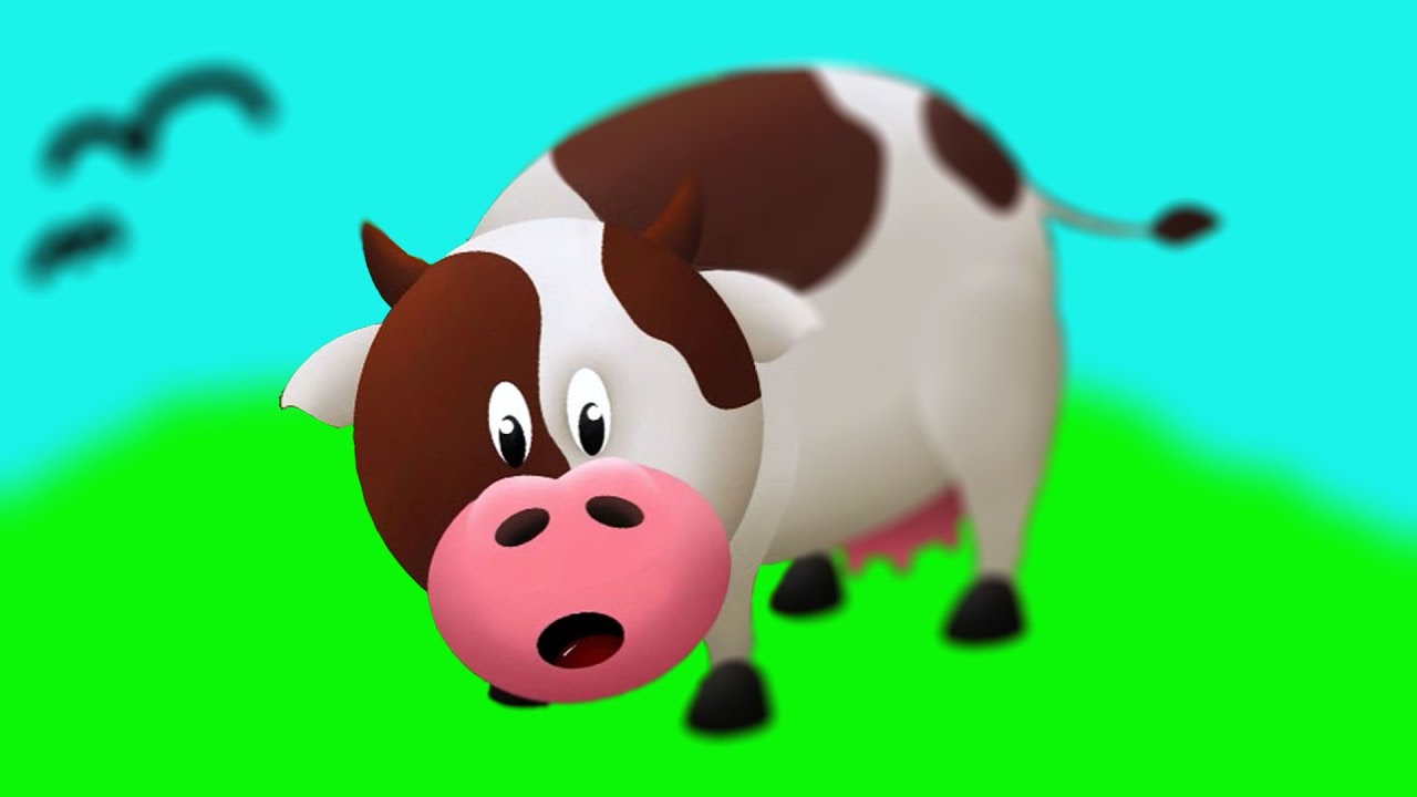 Feeding Time at Farm - Feed Chikens , Cows , Pigs For children to learn ...