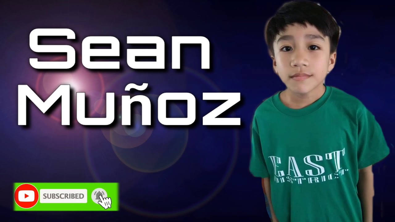 Welcome to my Channel!!! - Sean Muñoz - YouTube