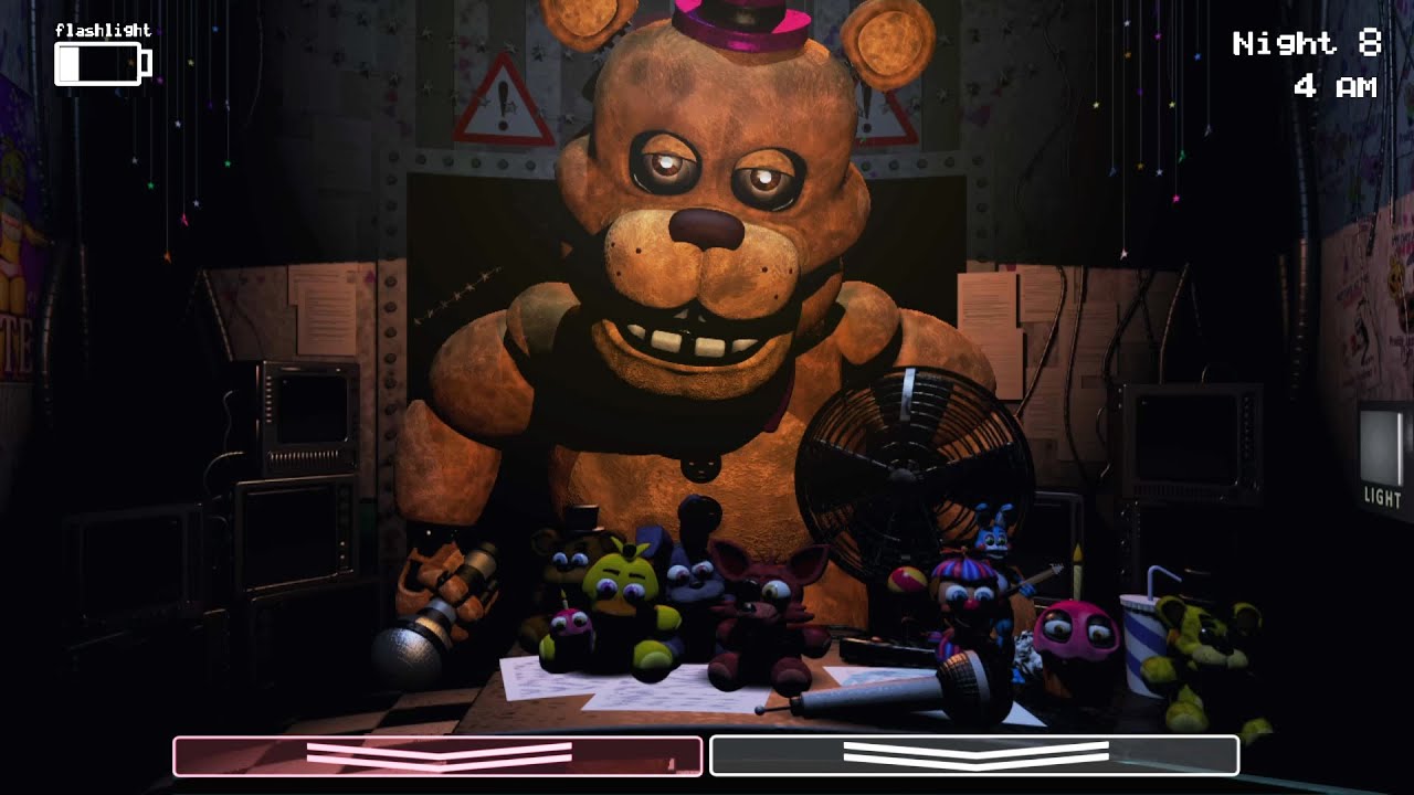 FNAF 2 Deluxe Edition - Night 8 Best Run (Not Completed) - YouTube