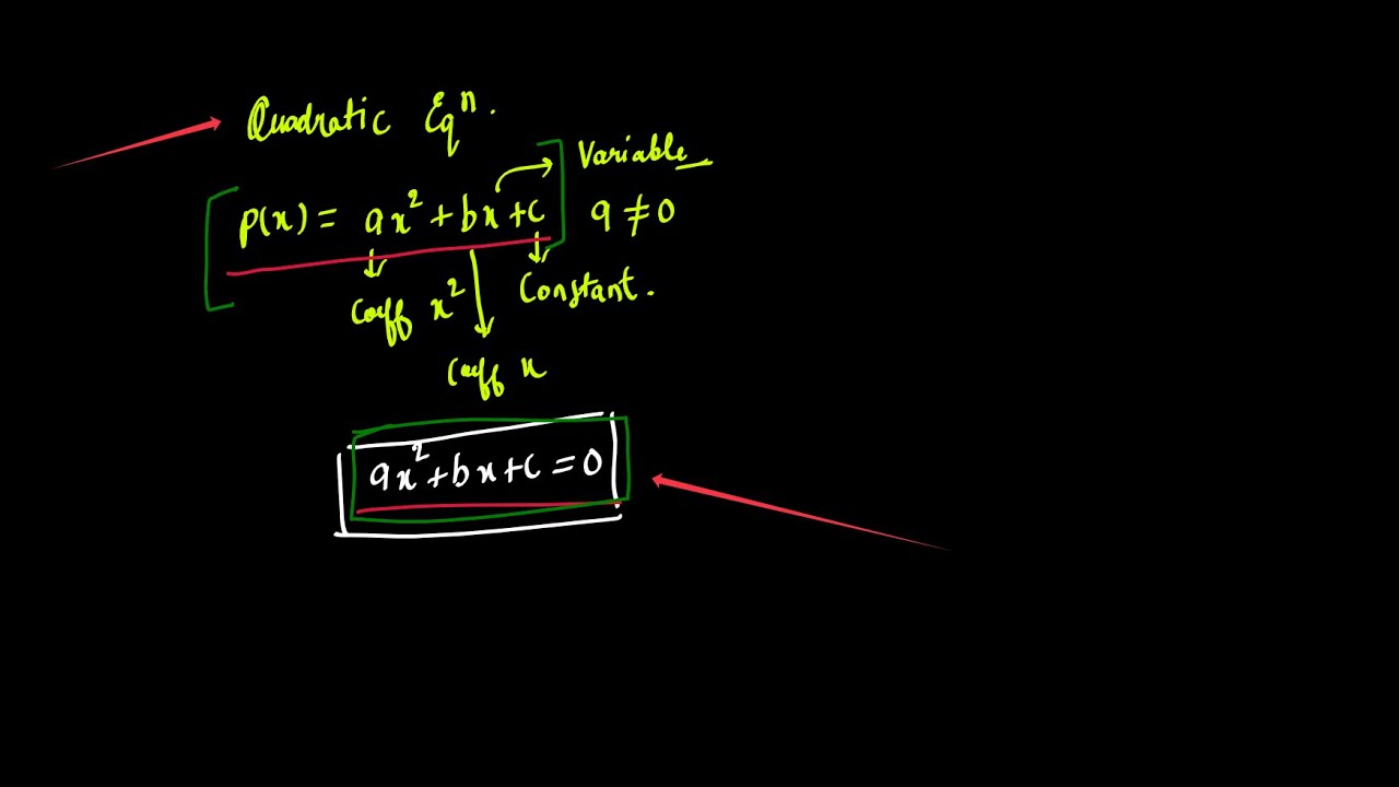 Complete Quadratic Equation | Class 10 Math Tutorial - YouTube