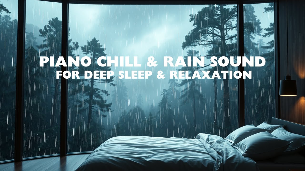 Gentle Rain and Soothing Chill Piano Melodies with a Tranquil Forest ...