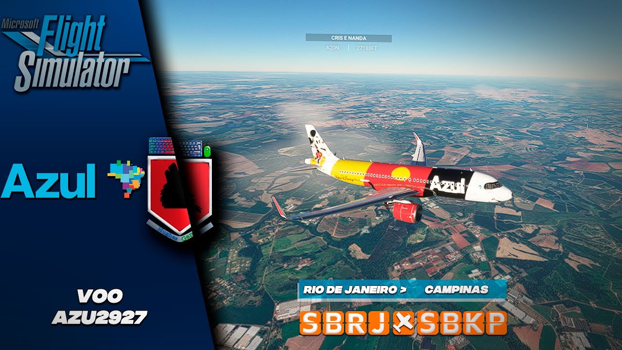 Flight Simulator 2020 _ IVAO Rio de Janeiro - Campinas _ Voo AZU2927 ...