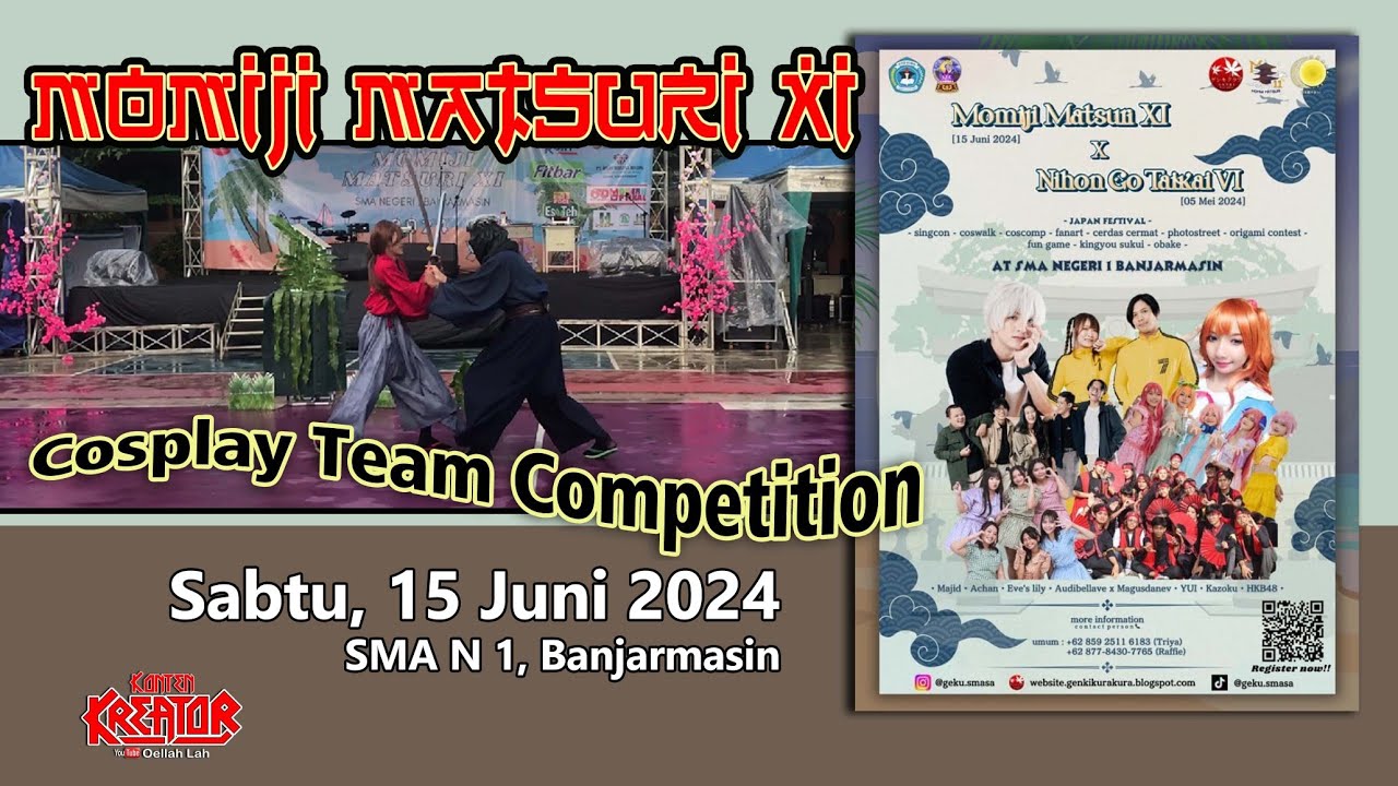 Shinobi Pahumaan (cosplay Team) at Momiji Matsuri XI, SMAN 1 ...