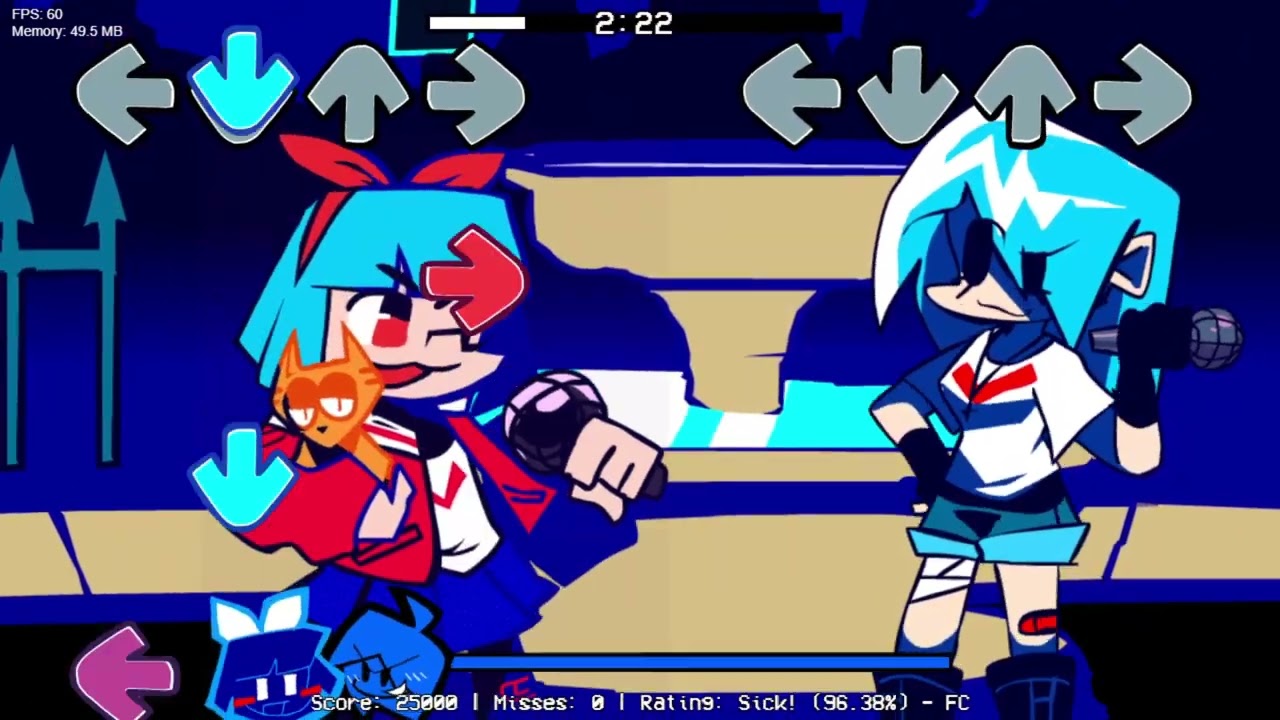 FNF Skyverse + NuSKY Mod (normal) week 2 - YouTube