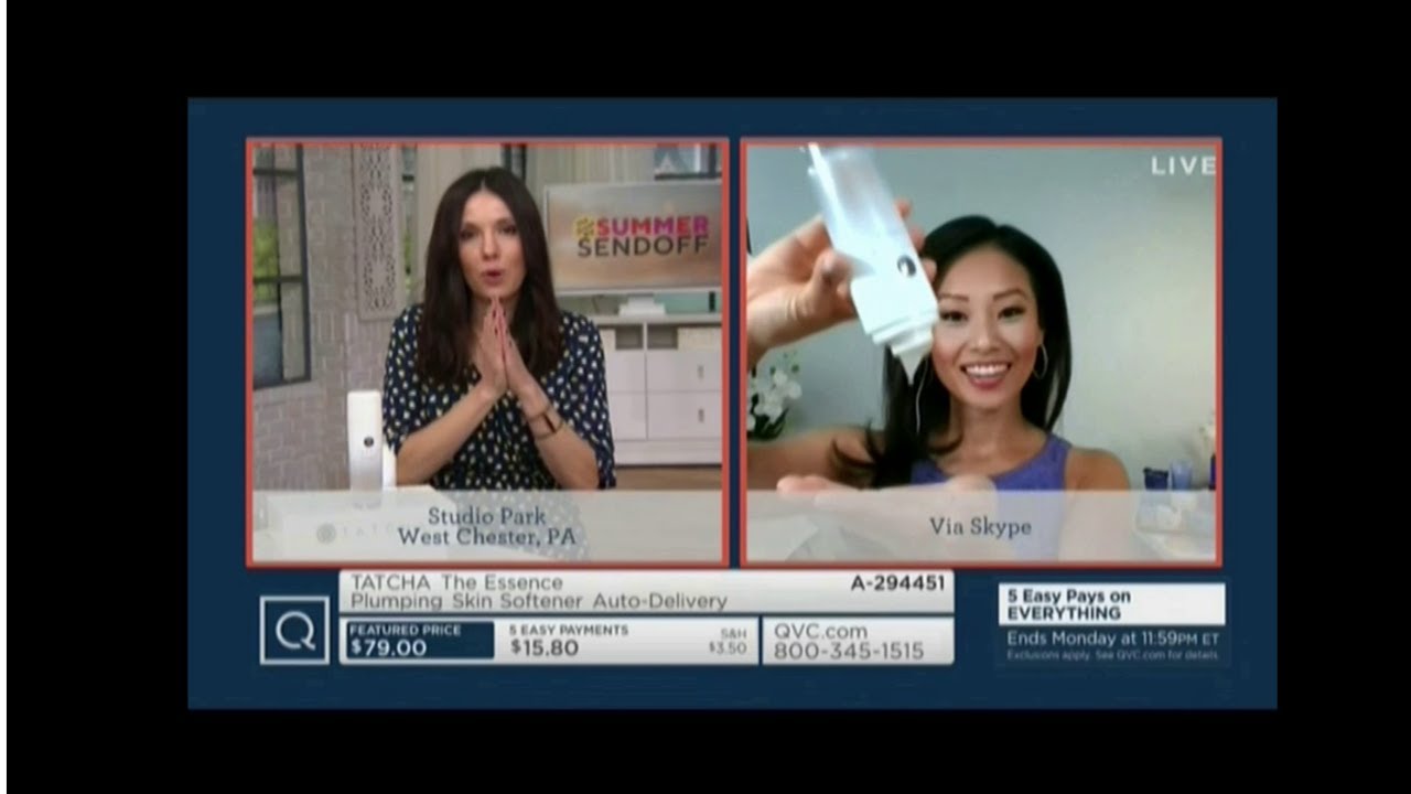 SANDRA BENNETT AND JANIPHER HUR FOR TATCHA QVC 9/5/20 - YouTube