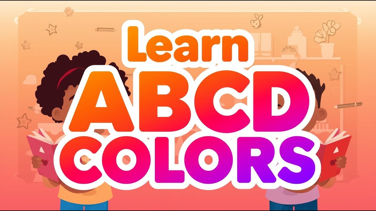 ABCD Learning with Colors | Colorful Fun Alphabet Song for Preschoolers ...