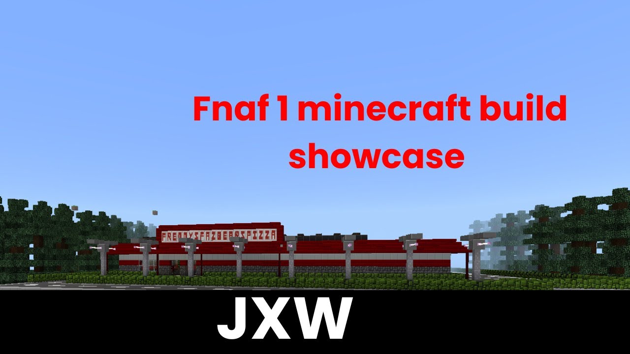 JXW:Fnaf 1 Minecraft build showcase - YouTube