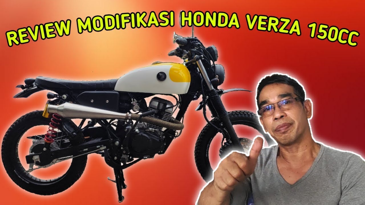 Review modifikasi Honda Verza 150cc versi Retro - YouTube