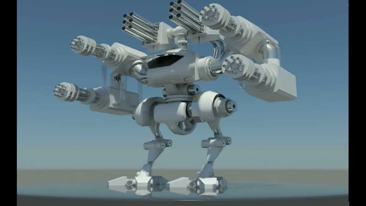 3ds Max Mech - YouTube