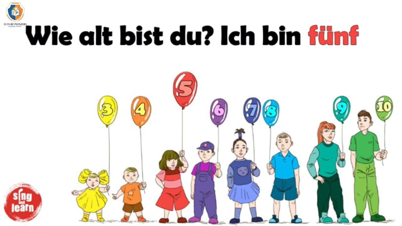 Wie alt bist du Lied für Kinder How old are you song in German - YouTube