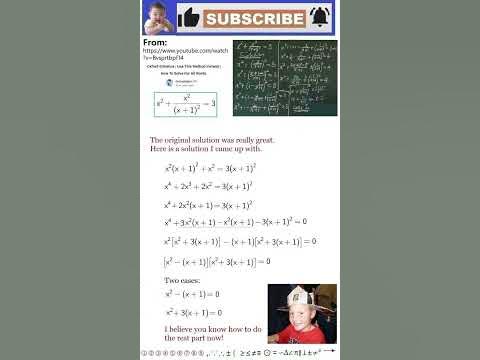 【ALGEBRA】 Math Olympiad | Tricks, more understandable. | Attached Formula Table.| k043a - YouTube