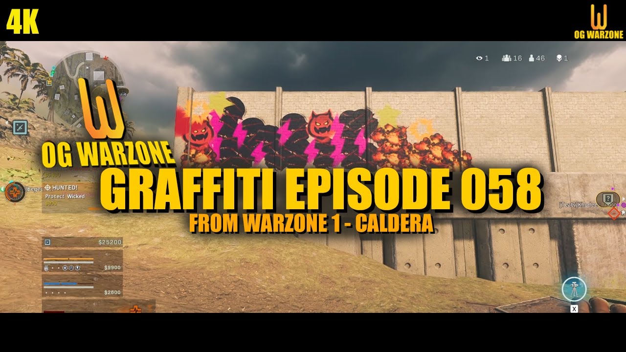GRAFFITI EPISODE 058 / CALDERA - (DOCKS) - WARZONE 1 - OG WARZONE - YouTube