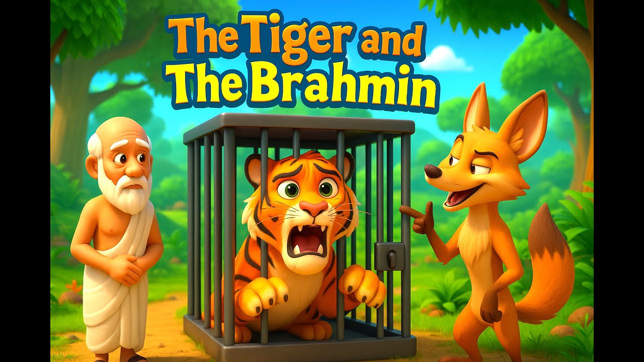 The Tiger and The Brahmin – Animated Moral Story for Kids | Clever ...