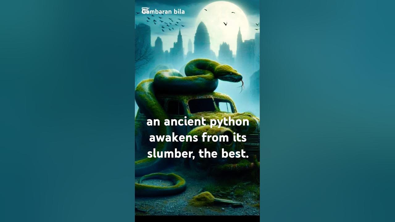an ancient python awakens from its slumber, the best. #nature # ...