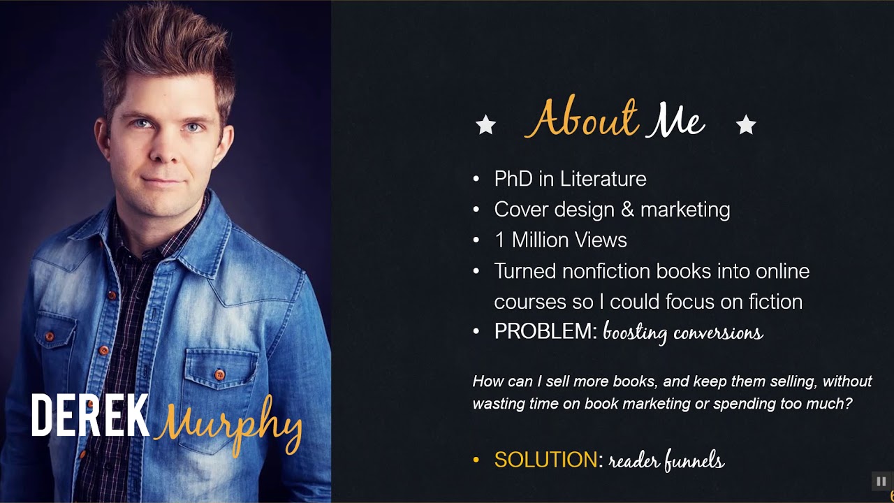 How to Make an Author Website for Your Book| Branding | Derek Murphy ...