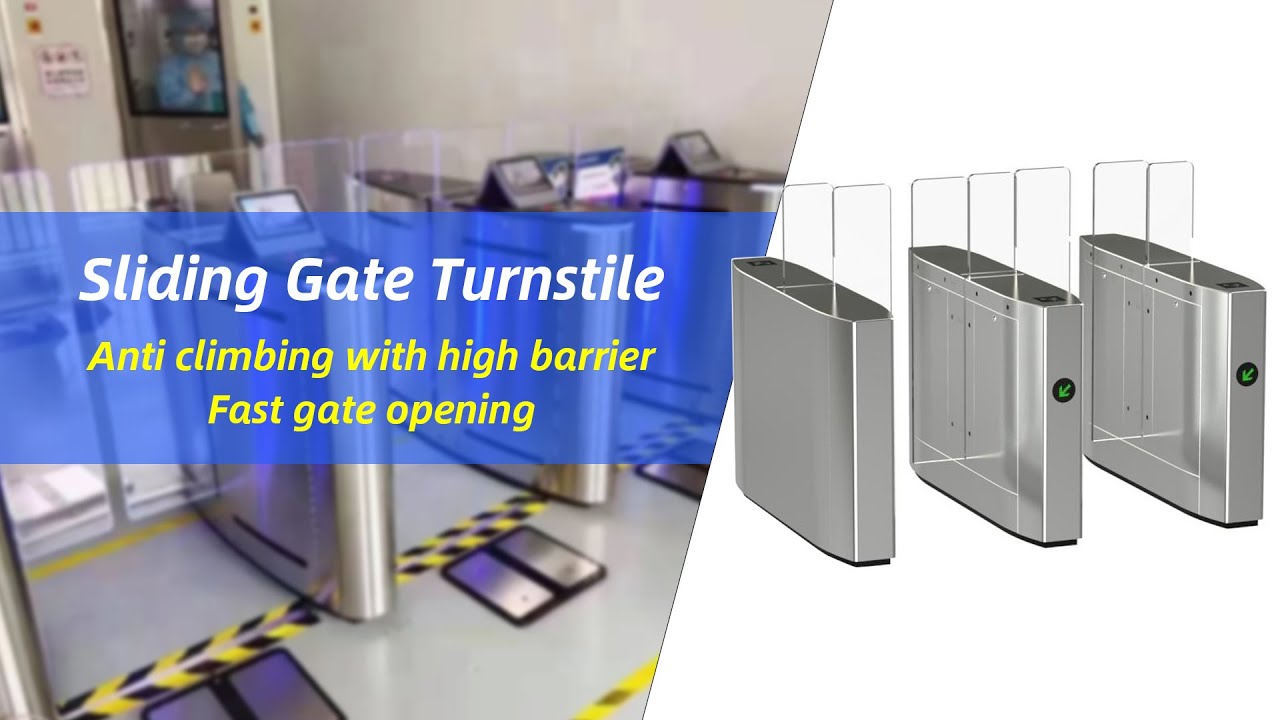 STXtek Full Height Anti Climbing Sliding Gate Turnstile # ...