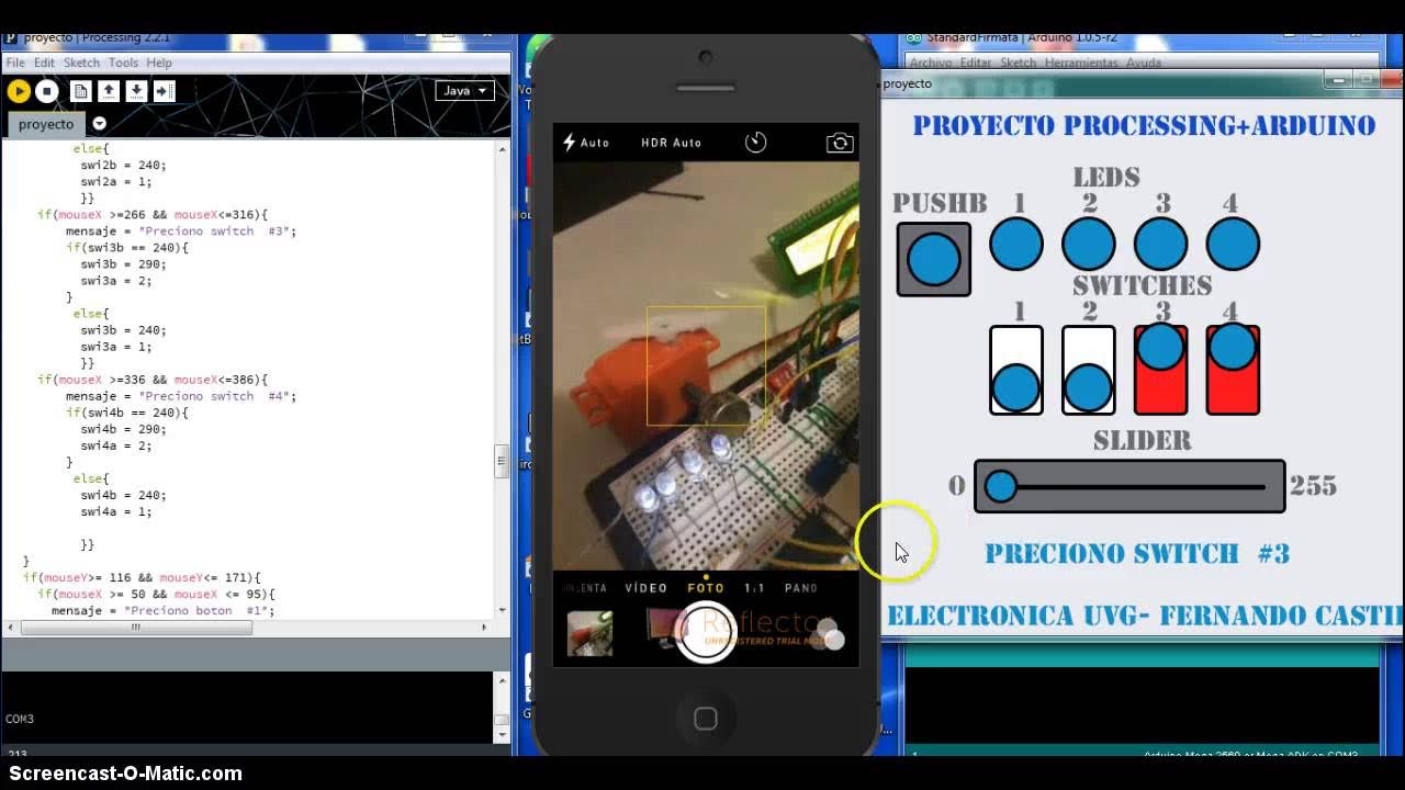 Proyecto final Arduino+Processing - YouTube