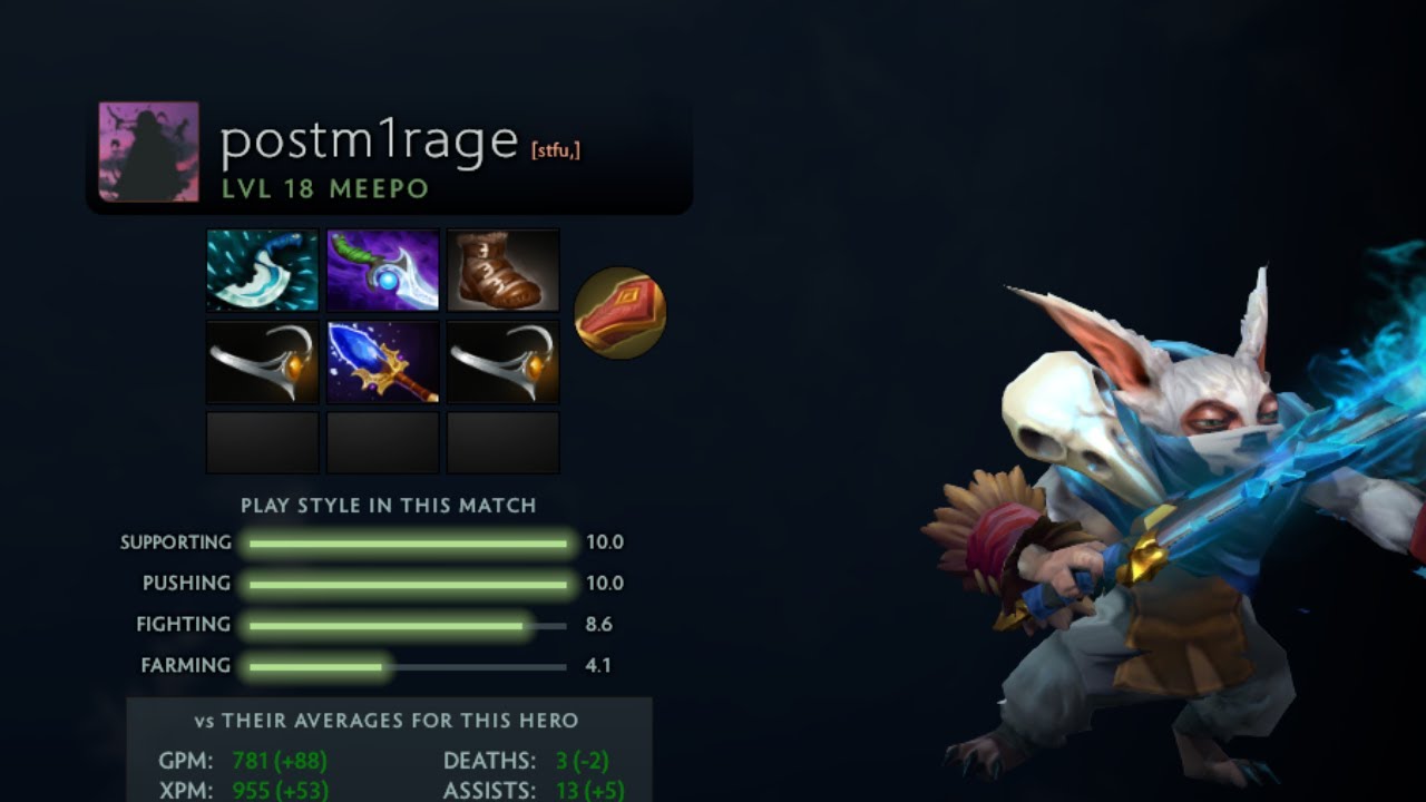 Dota 2 Replay 7.35c -Mid- Meepo [MVP] - YouTube