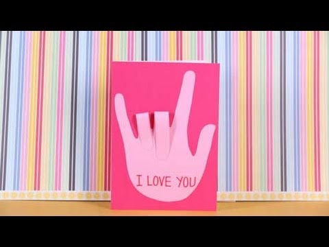 Sign Language Valentine's Day Card - YouTube