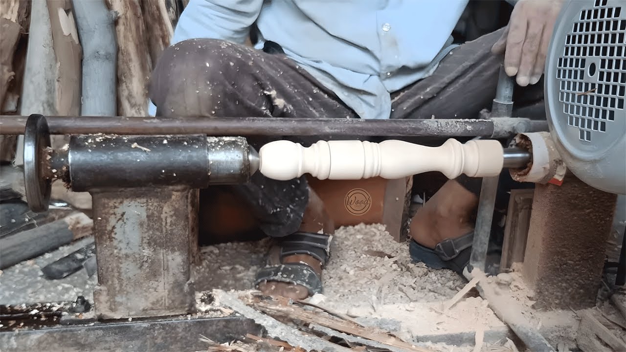 Amazing Wood Turning: Creating a Unique Piece with a Lathe Machine ...