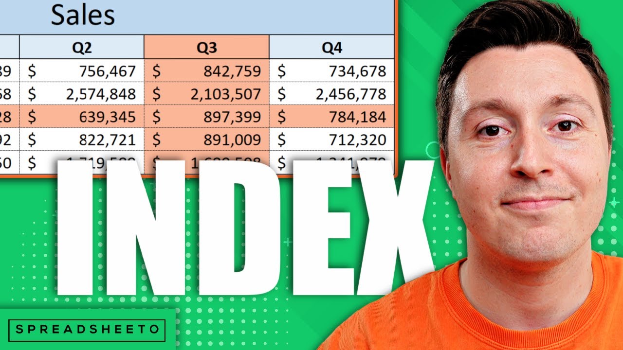 How To Use The INDEX Function In Excel step By Step YouTube How To Use The INDEX Function In Excel step By Step YouTube