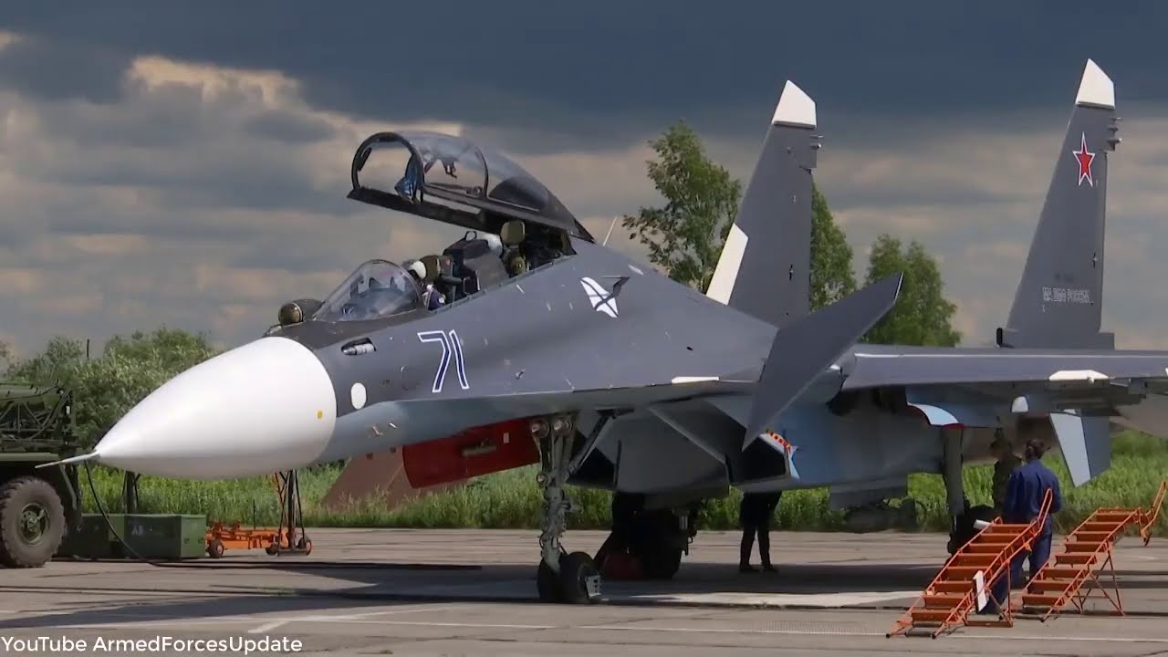 Russian Airforce Military Aircraft conduct training exercise - YouTube