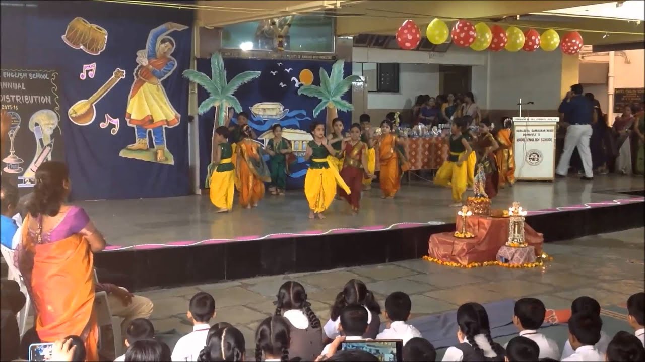 Model English School (Dombivili) Annual Day performance - YouTube