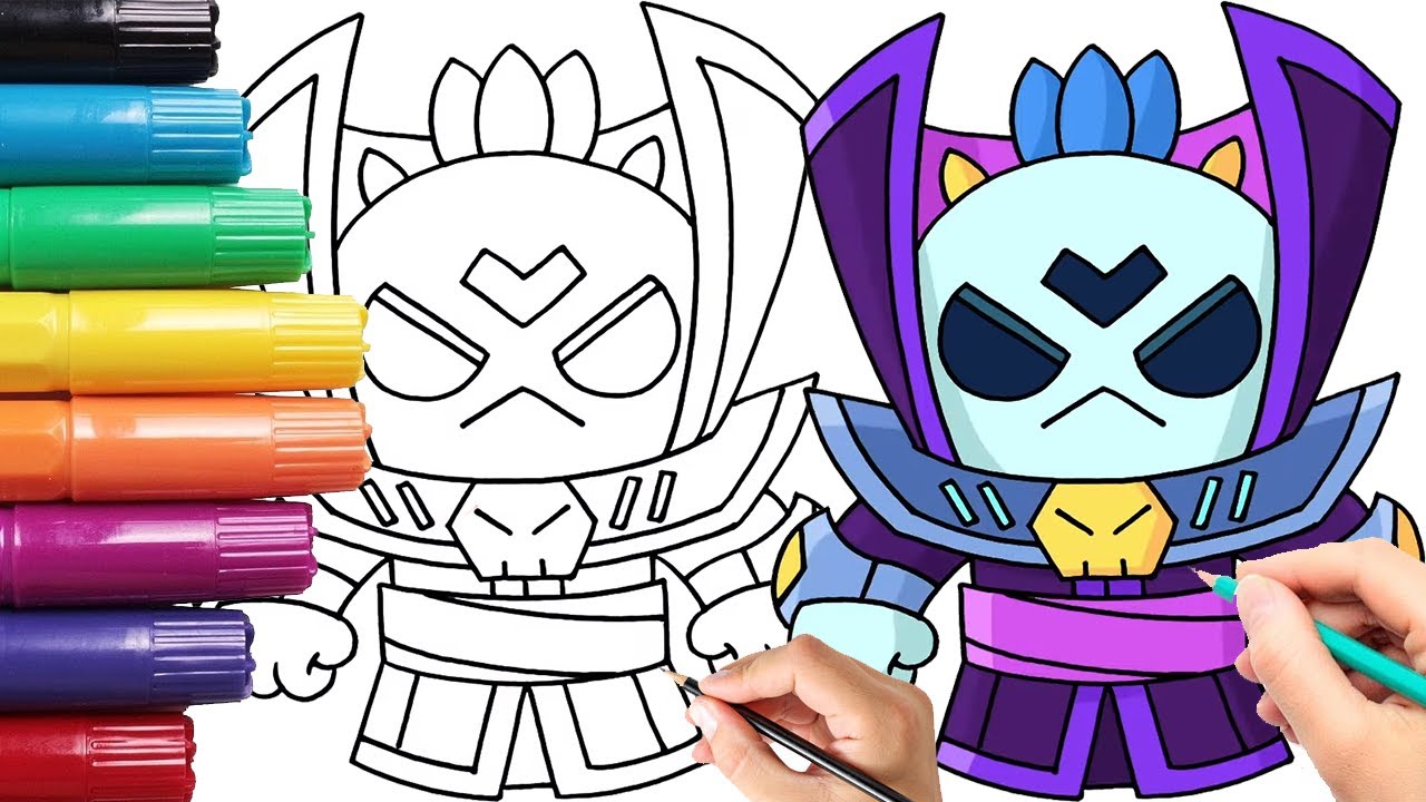 How To Draw Dark Lord Spike | Brawl Stars - YouTube