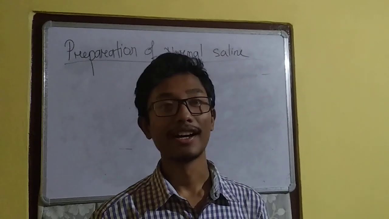 Preparation of sodium chloride solution part 1 - YouTube