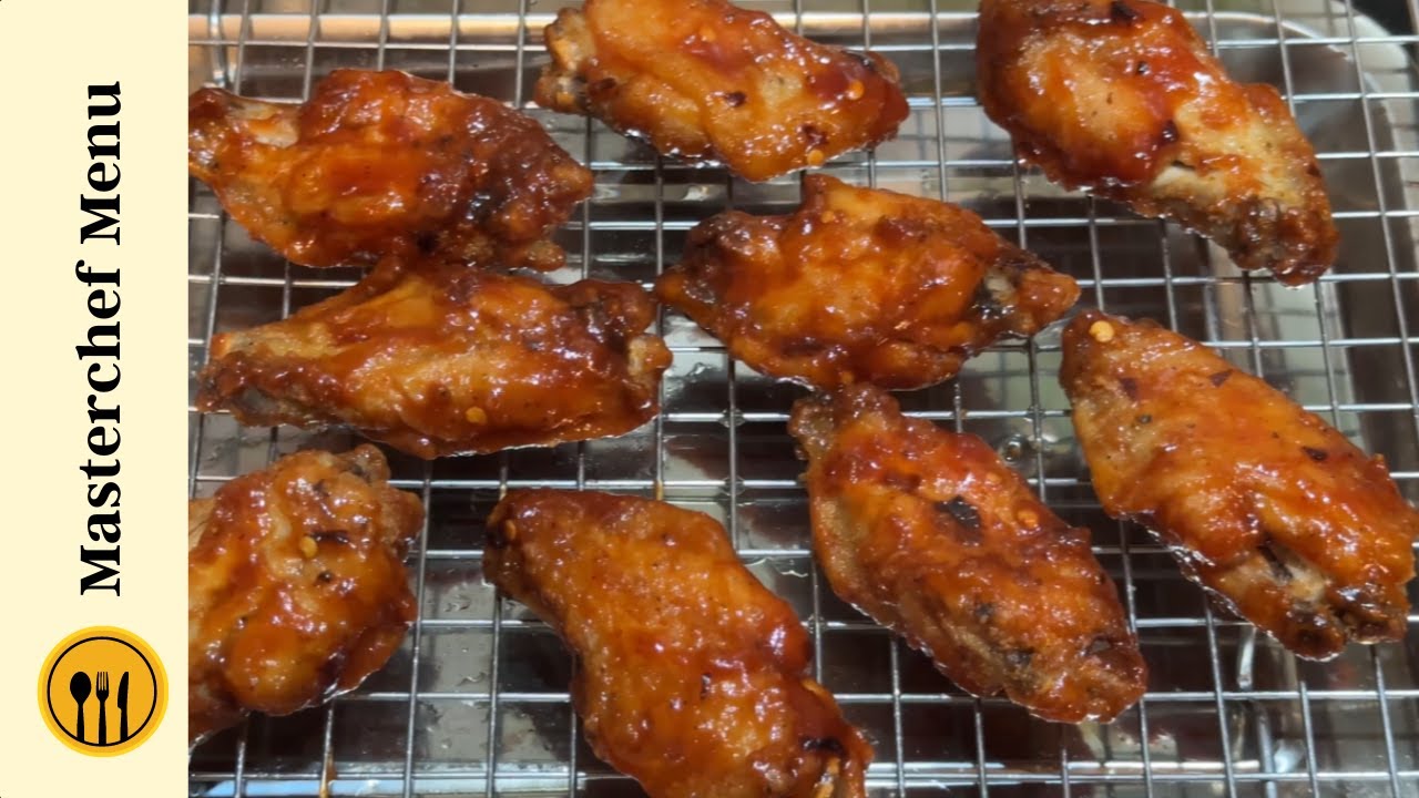 Hot n Spicy BBQ Chicken Wings🥵 Recipe by Masterchef Menu - YouTube